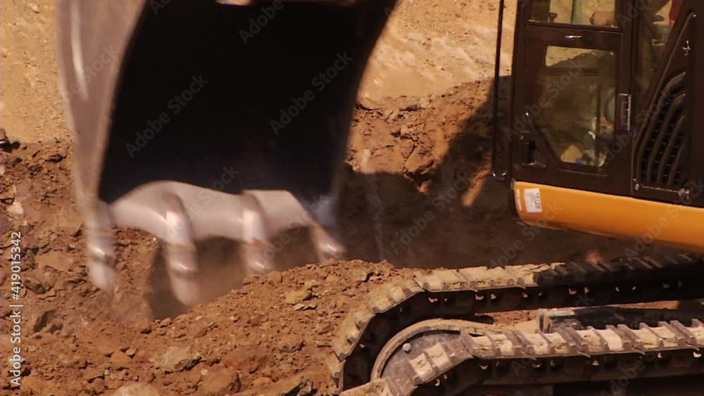 Viaduct construction work. Road construction work. Workers working in ...