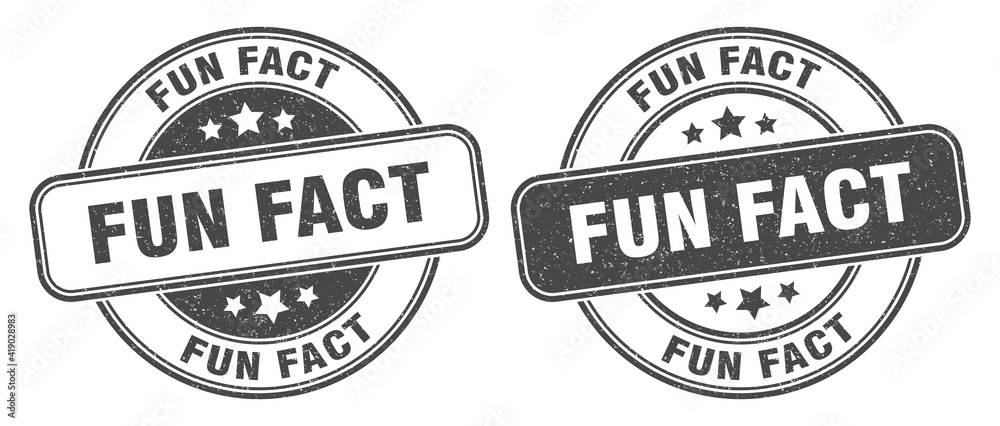 fun fact stamp. fun fact label. round grunge sign Stock Vector | Adobe ...