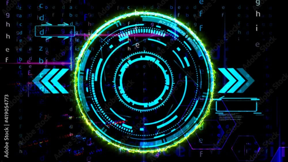 Quantum computer green powerful energy futuristic technology digital ...