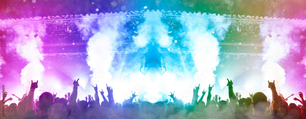 Large group of people gathering for a social event, before the covid-19 ...