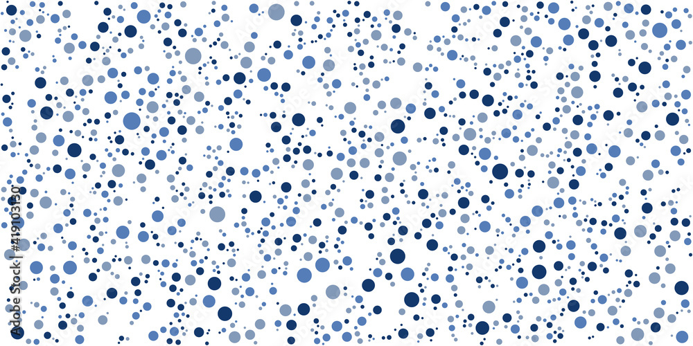 Modern simple blue dot pattern background on white background. Halftone ...