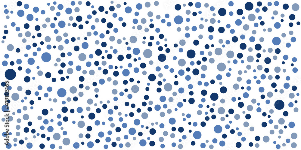 Modern simple blue dot pattern background on white background. Halftone ...