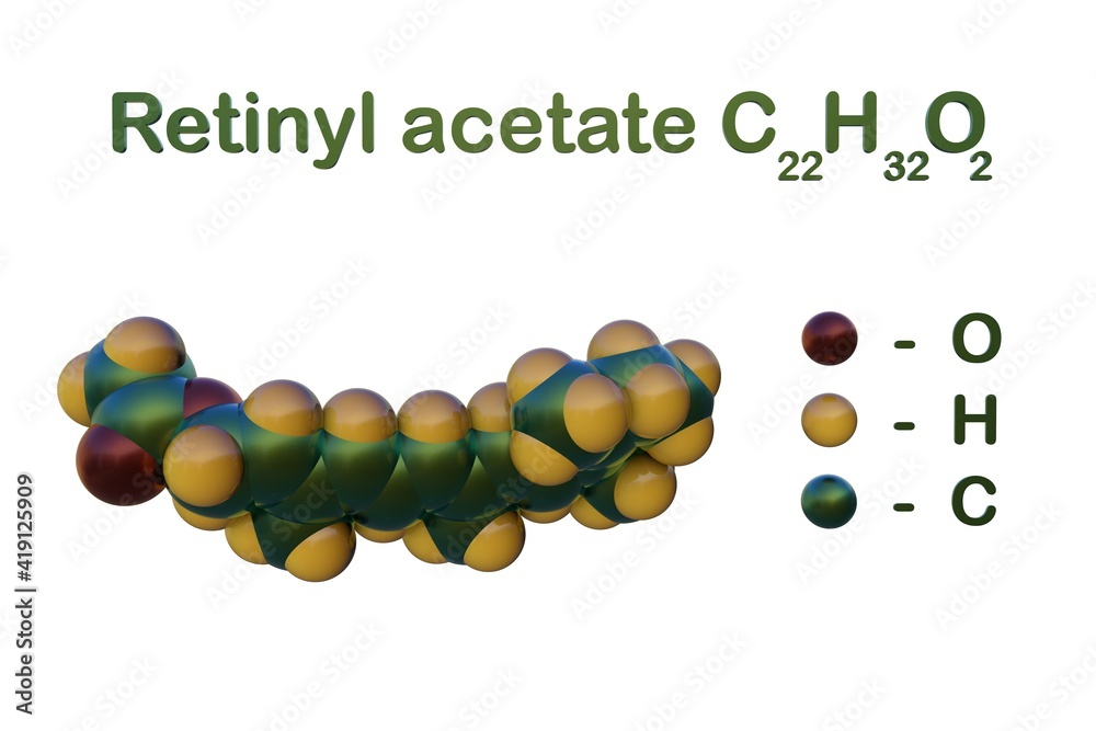 Structural chemical formula and space-filling molecular model of ...
