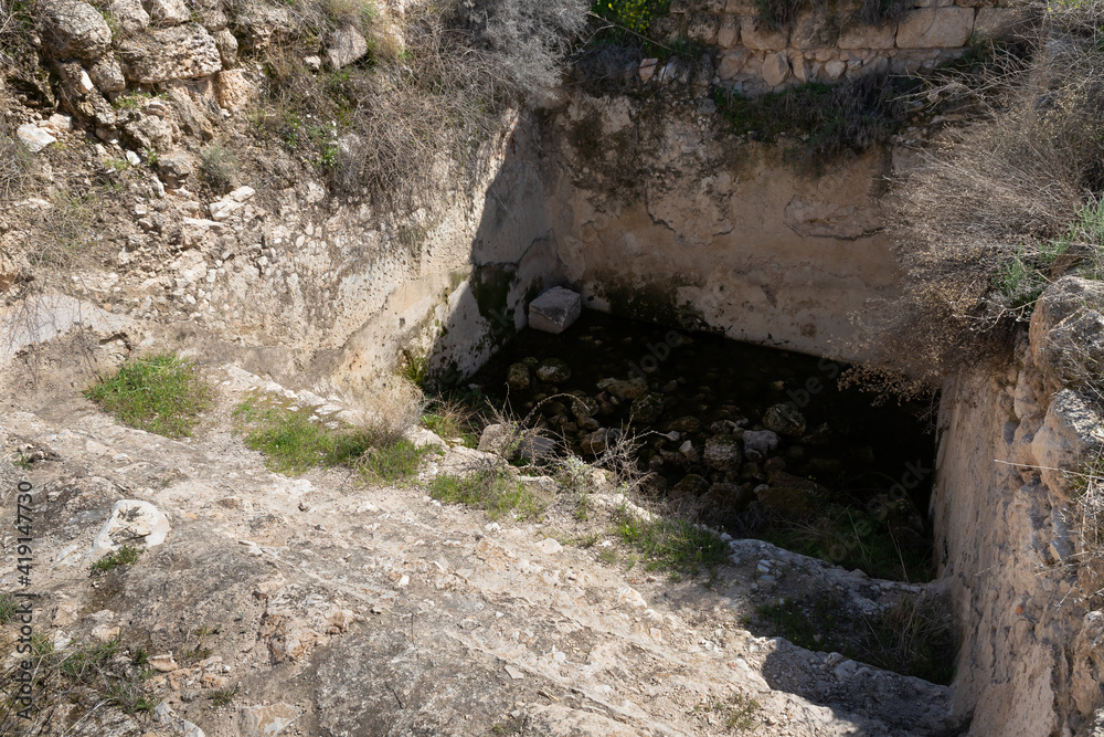 Well-preserved remains of the ritual Jewish bath for bathing - mikveh ...