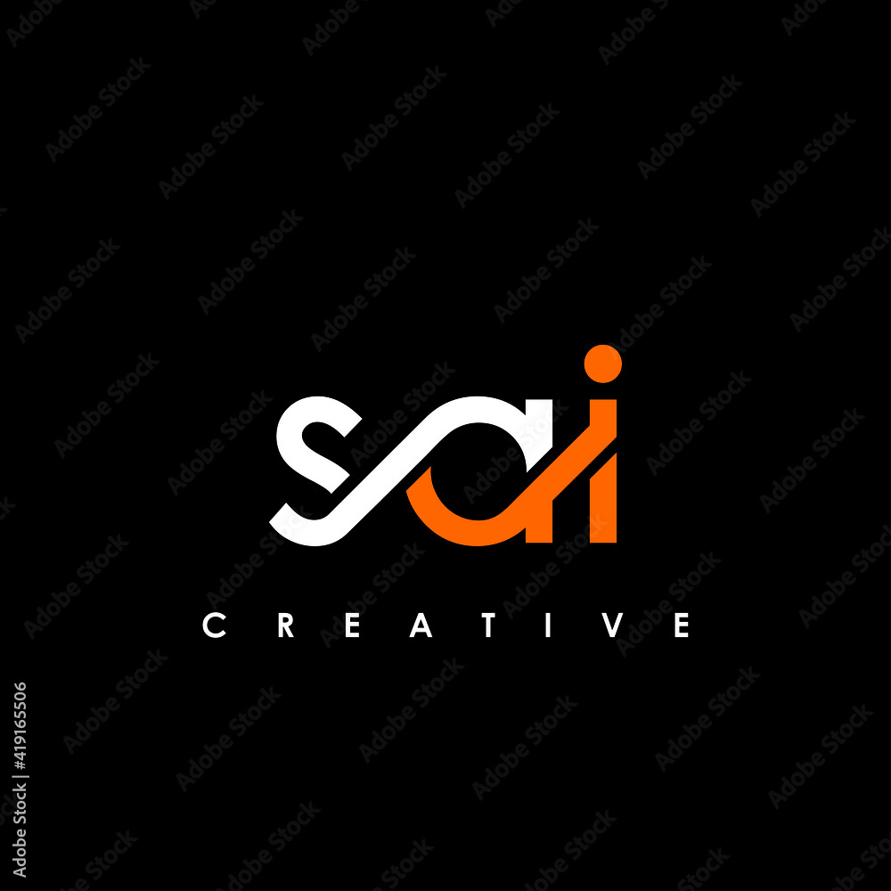 SAI Letter Initial Logo Design Template Vector Illustration Stock ...