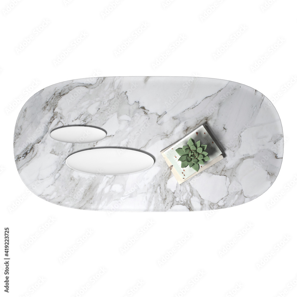 ภาพประกอบสต็อก CENTER TABLE TOP VIEW - SUPPORT DESK IN PLAN ภาพ | Adobe ...