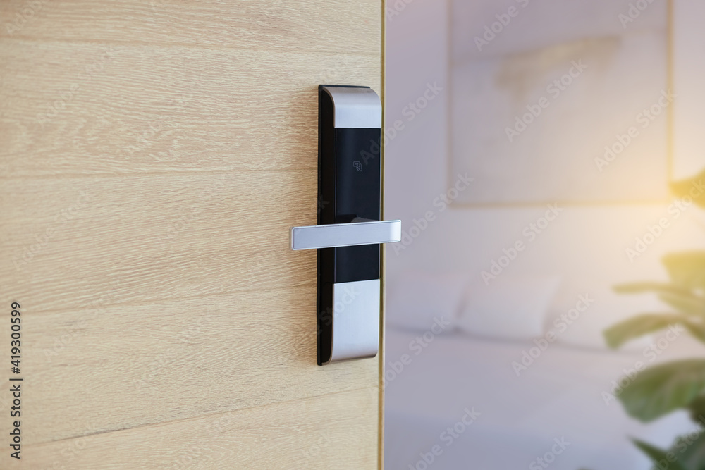 Digital Door handle or Electronics knob for access to room security ...