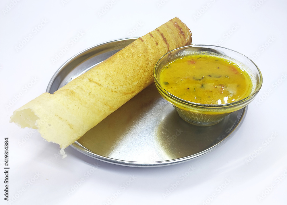 Homemade Dosa, dhosa, masala, plain, maisuri (Ghee Roast) with Chutney ...