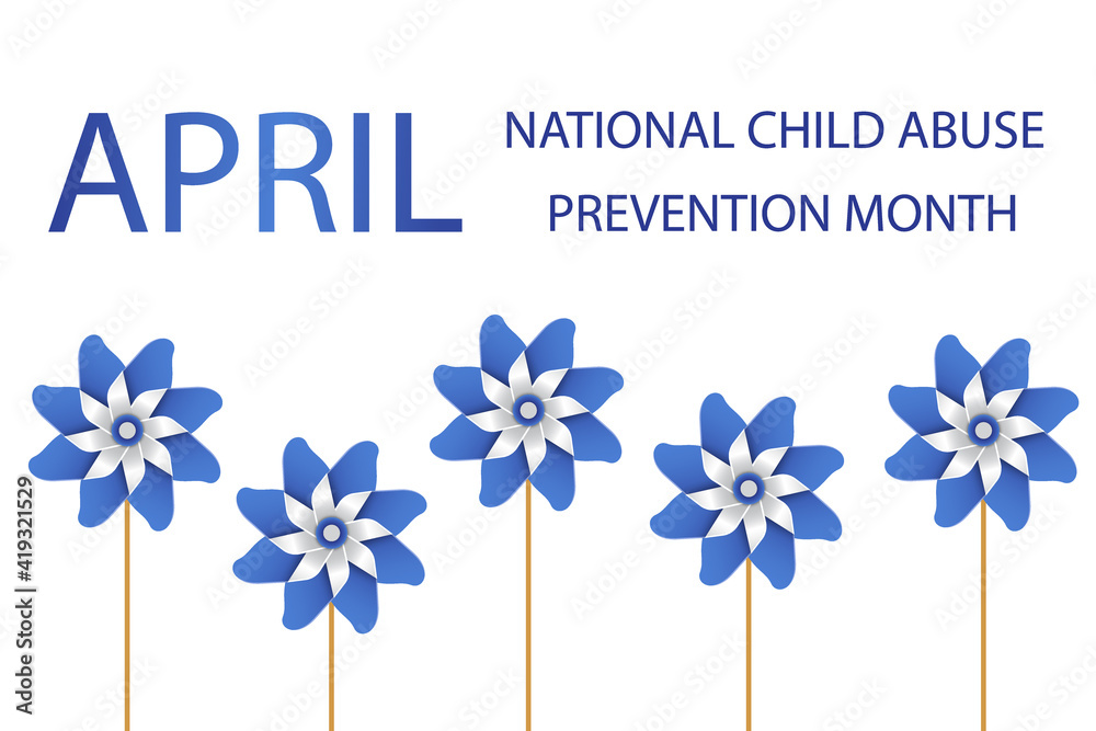 Child Abuse Prevention and awareness month of April. Stop child ...