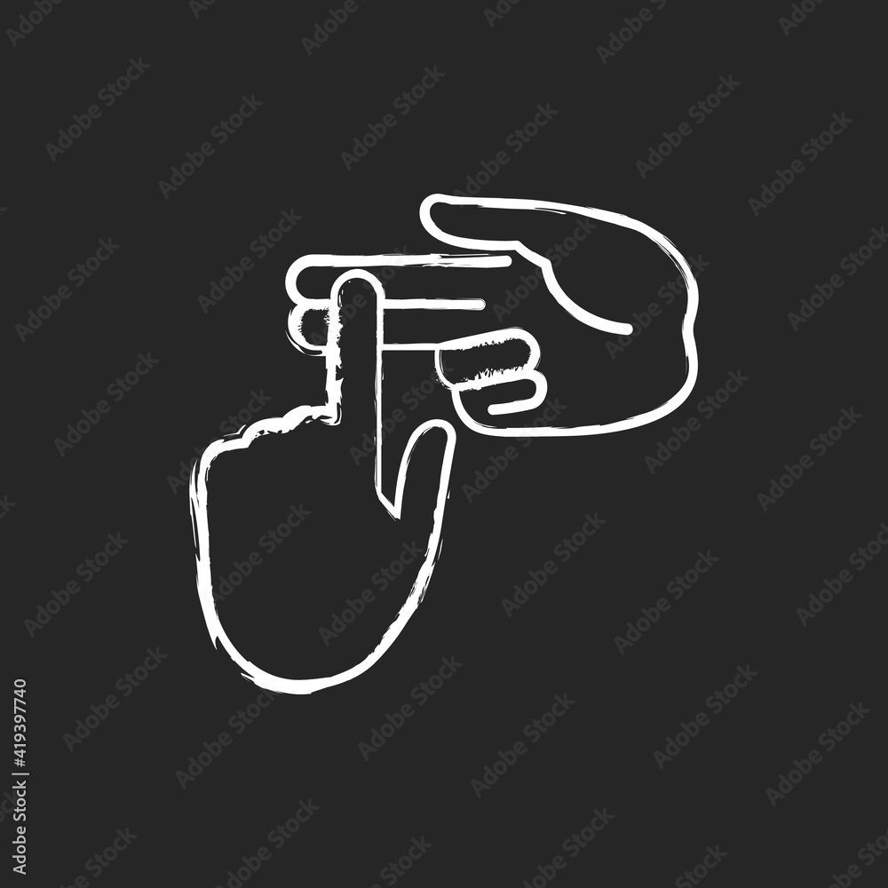 Counting On Fingers Chalk White Icon On Black Background Clear And counting-on-fingers-chalk-white-icon-on-black-background-clear-and