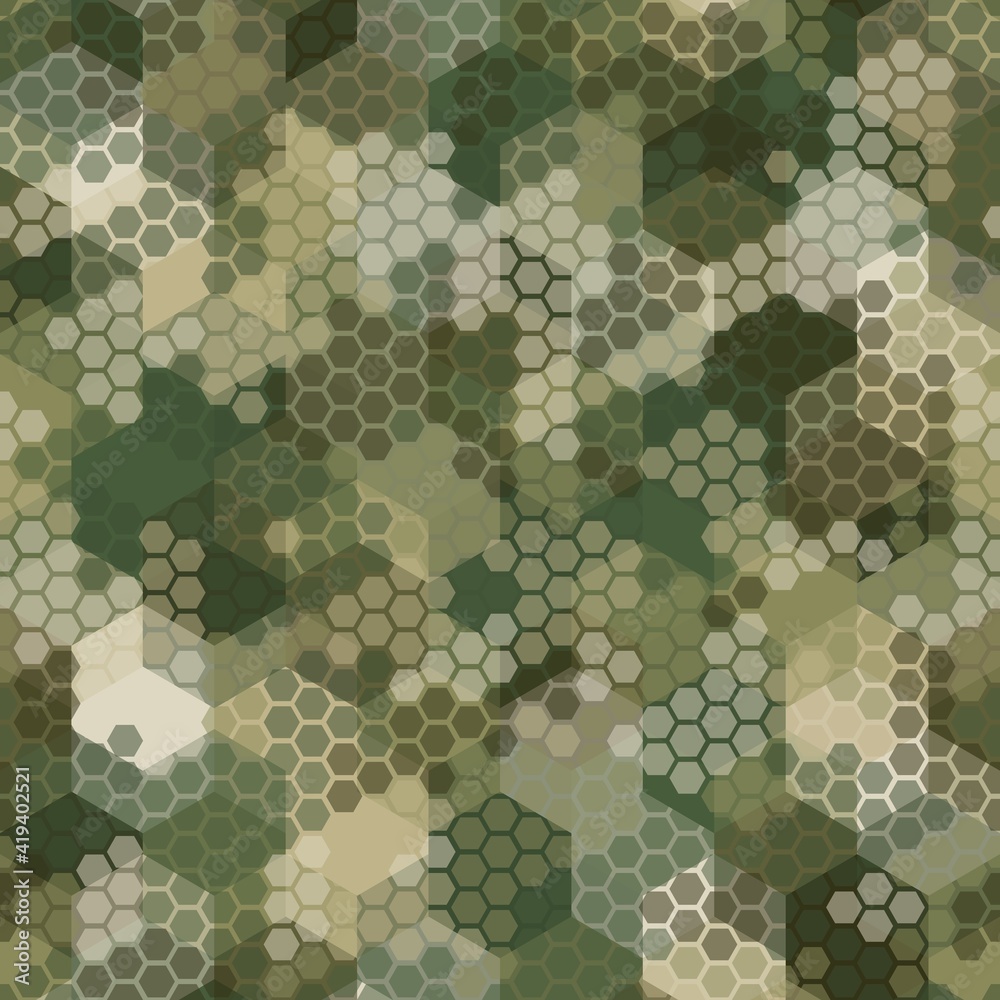 Texture military camouflage seamless pattern. Abstract army vector ...
