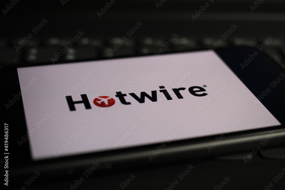 Viersen, Germany - March 1. 2021: Closeup of mobile phone screen with ...