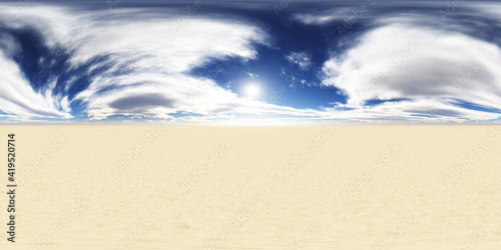 360 degree nature environment texture background. Landscape HDRI map ...