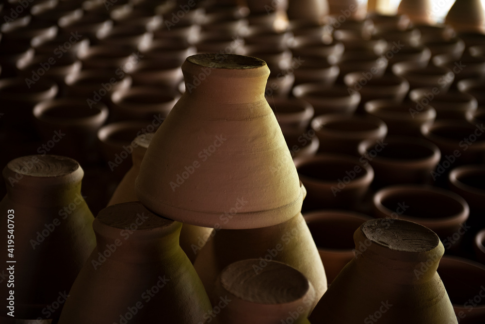 A narrow depth-of-field, blurred background and a large traditional ...