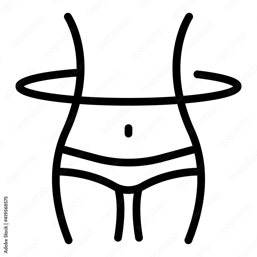 Sculpture body icon. Outline sculpture body vector icon for web design ...