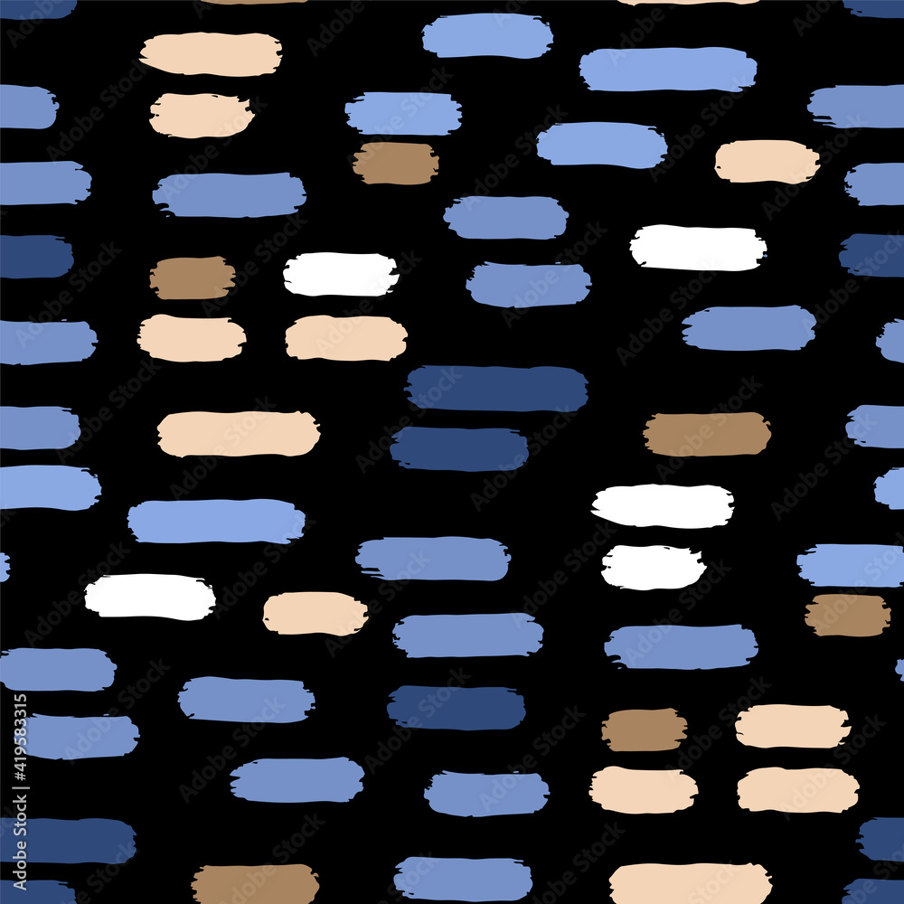 Abstract seamless pattern of brush strokes in the soft color palette ...