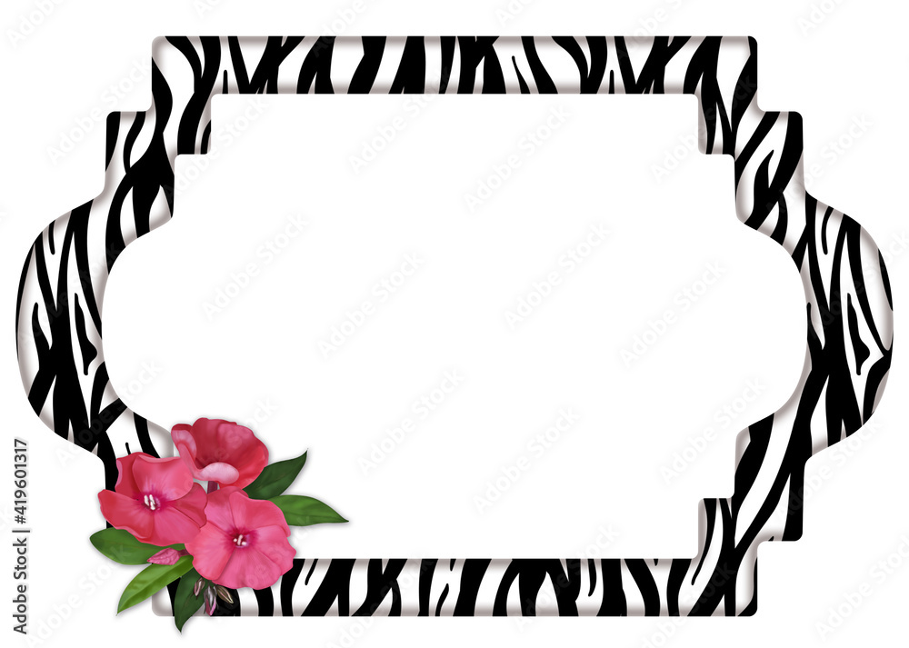 Zebra Border Clipart