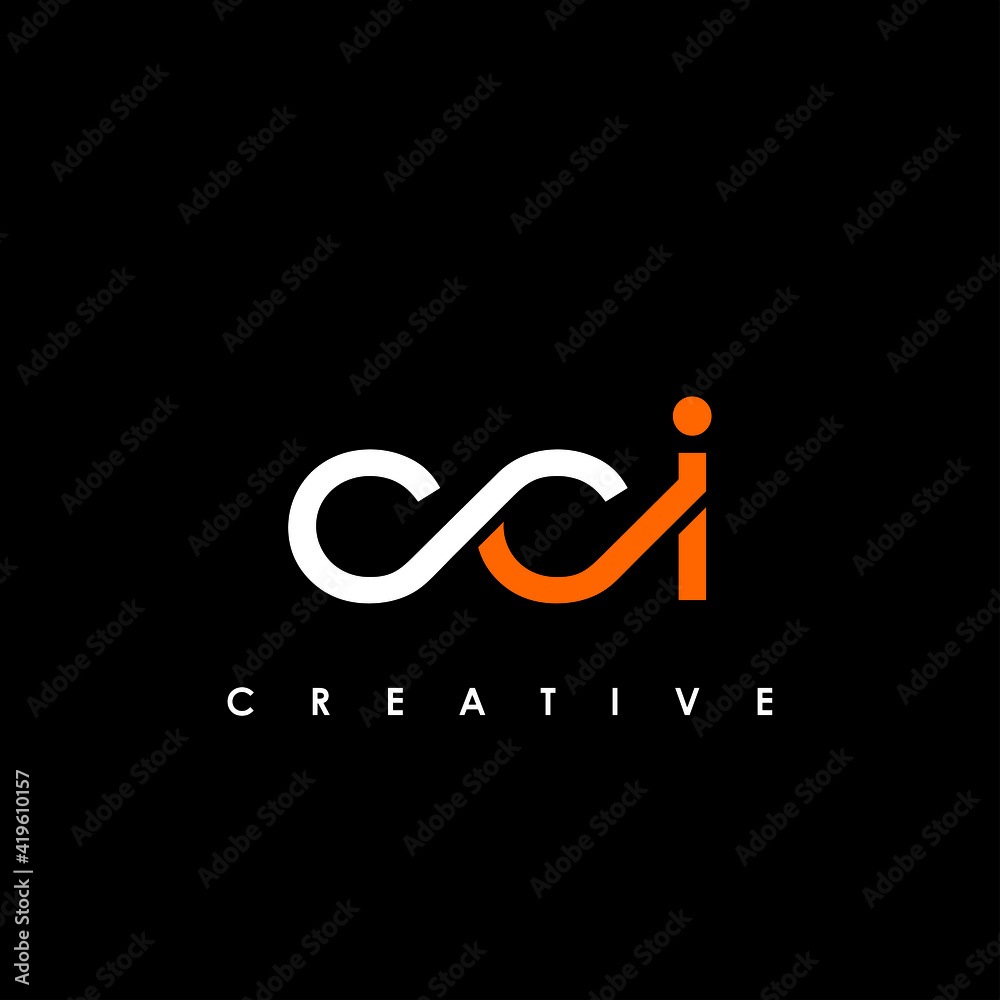 CCI Letter Initial Logo Design Template Vector Illustration Stock ...