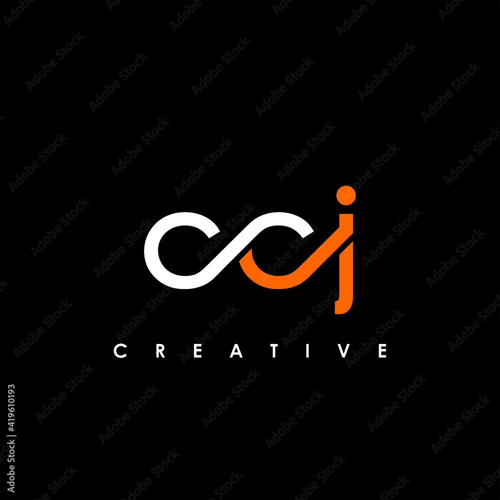 CCJ Letter Initial Logo Design Template Vector Illustration Stock ...