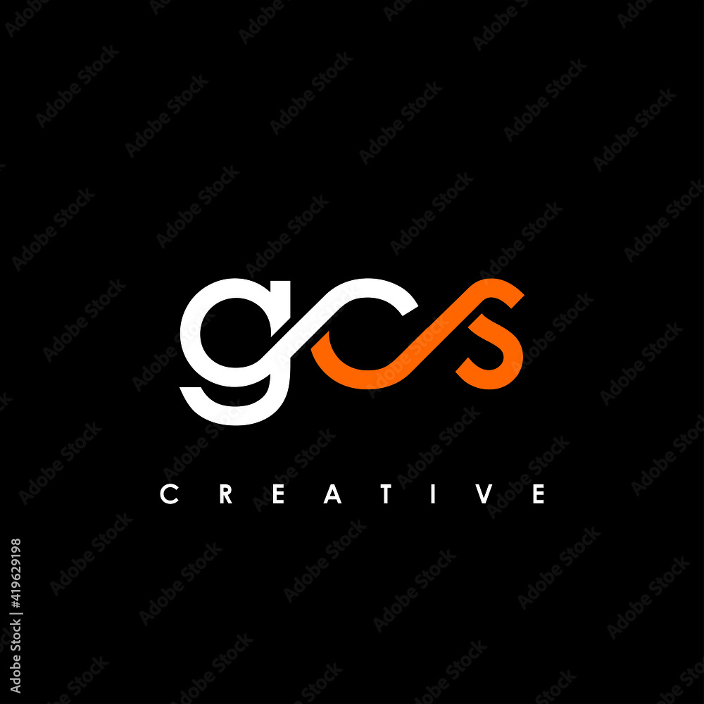 GCS Letter Initial Logo Design Template Vector Illustration Stock ...