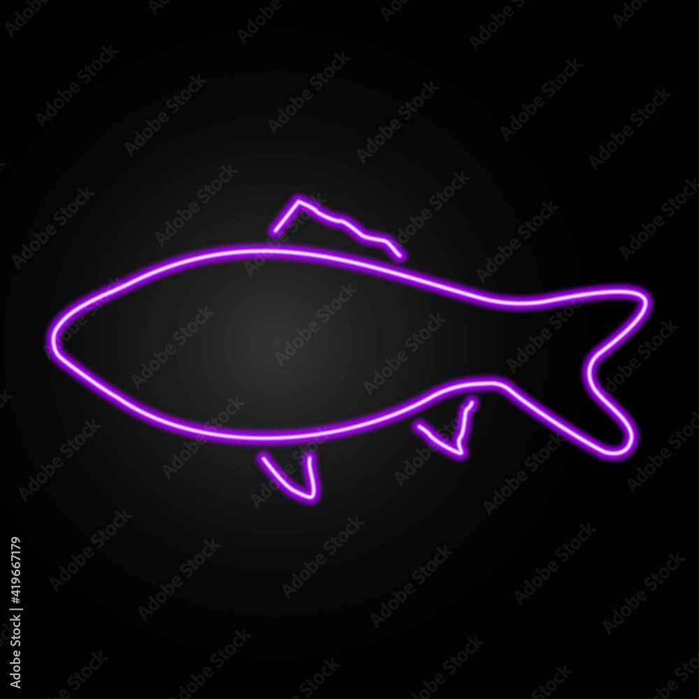Neon Fish Sign