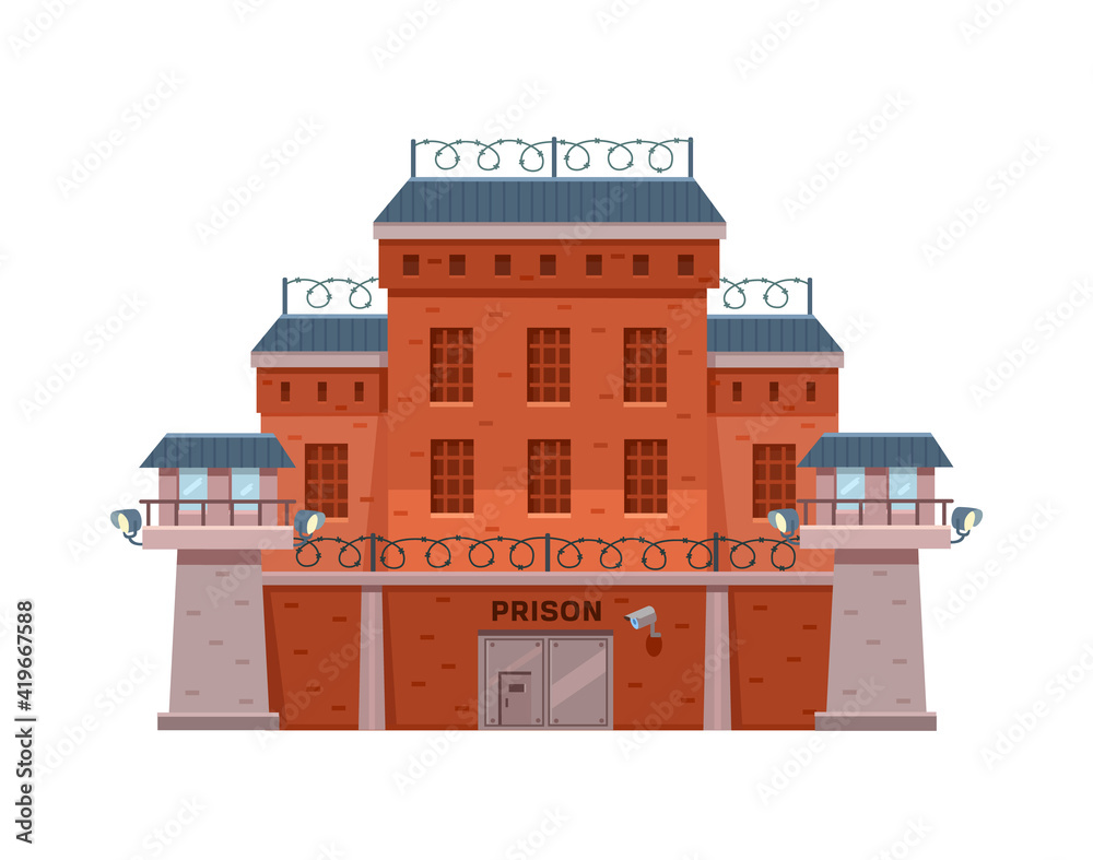 Prison Building Drawing