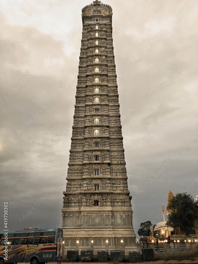 This magnificent architecture is called murudeshwar temple in karnataka ...