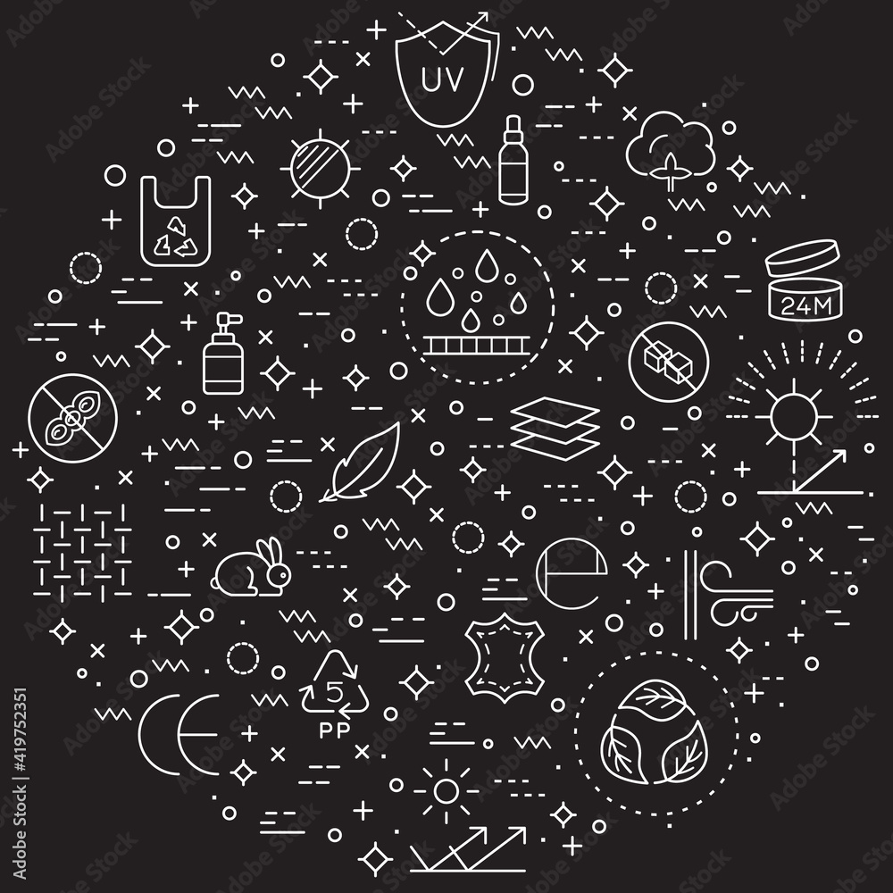 Simple Set of packaging and recycling Related Vector Line Illustration ...