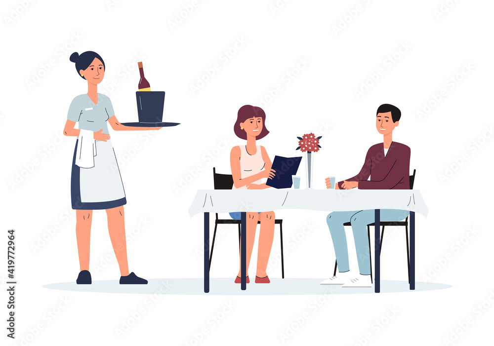 Restaurant Customer Clipart