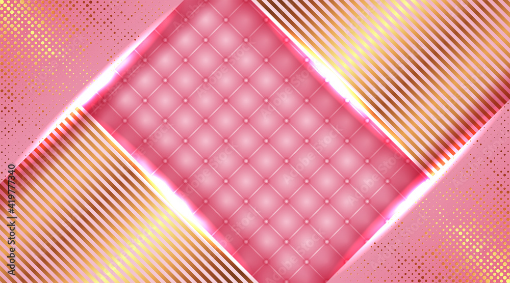 Luxury cute light pink shades in 3d abstract style background . Royal ...