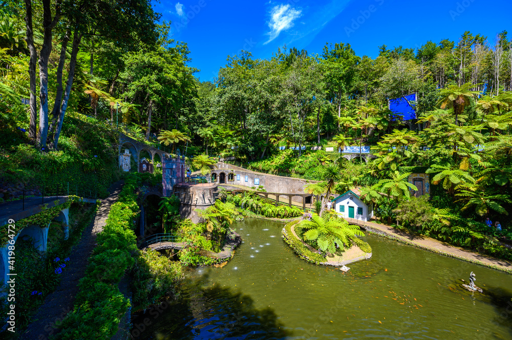 Monte Palace - Tropical Garden with Waterfalls, Lakes and traditional ...