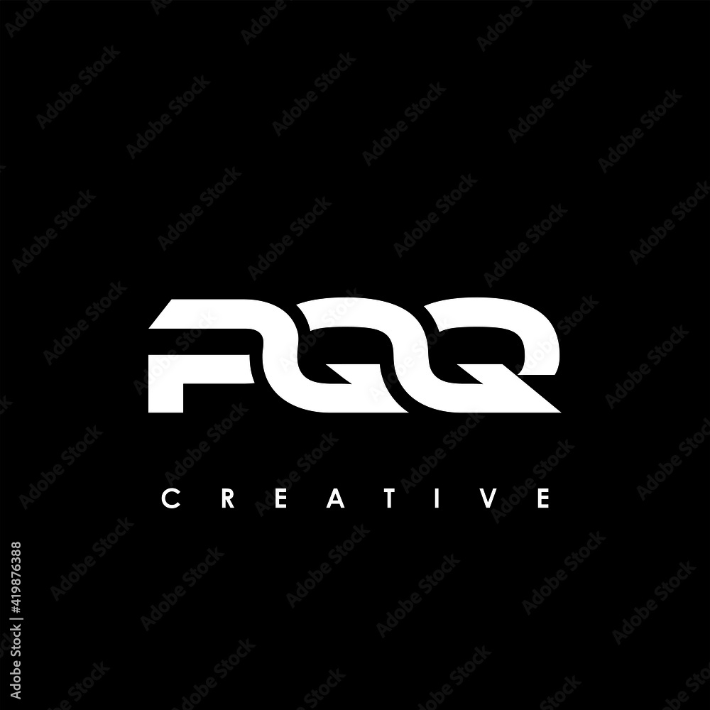 PQQ Letter Initial Logo Design Template Vector Illustration Stock ...