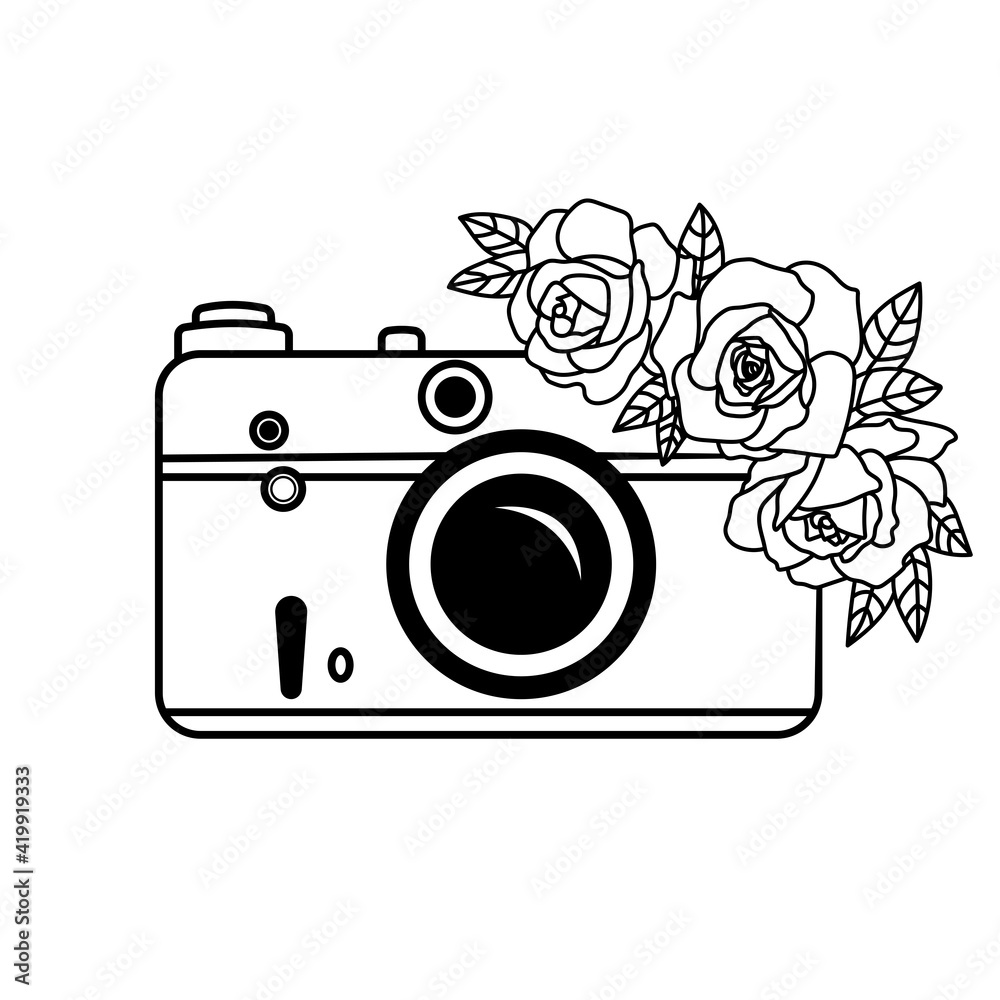 Camera Vector Outline
