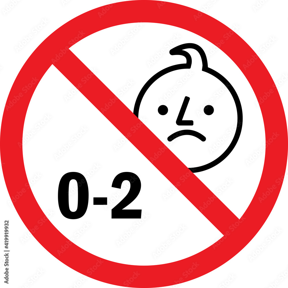 Not suitable for children under age 2 years. Safety signs and symbols ...