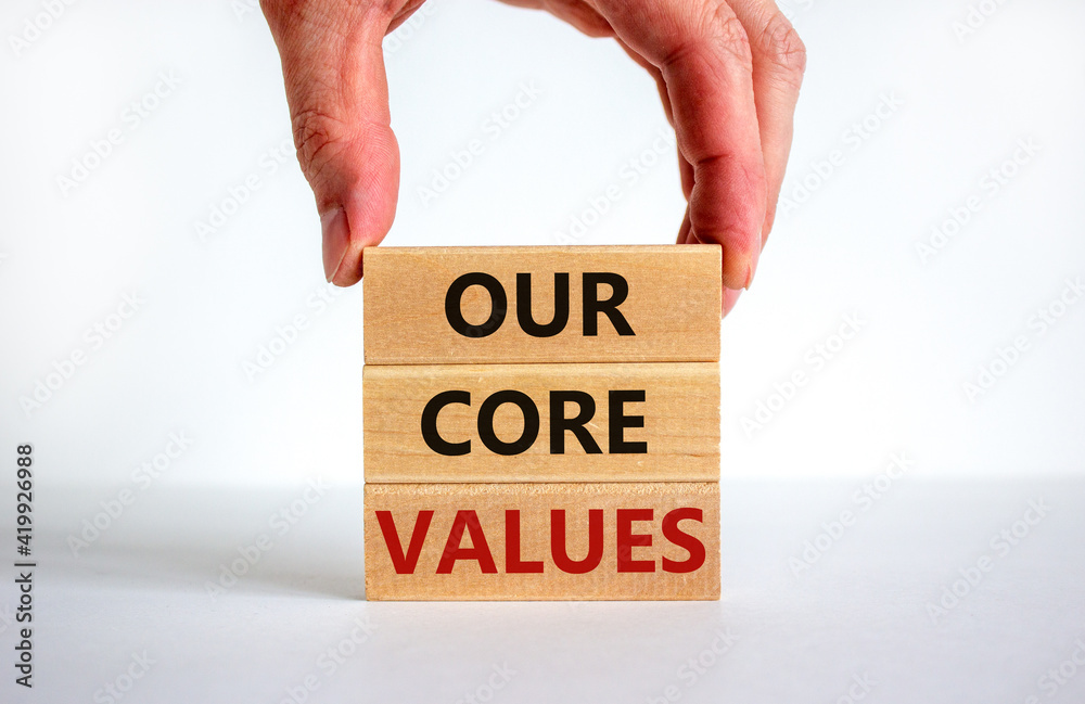 Poster Our core values symbol – Wall Art | UkPosters