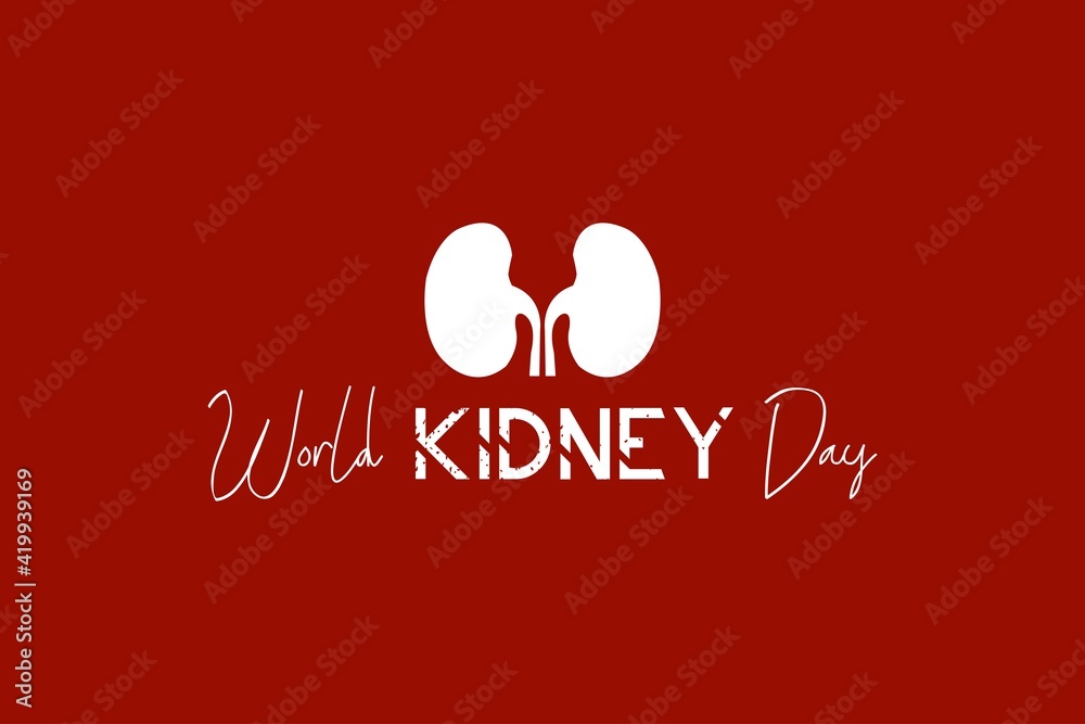 International Kidney day vector design. World day for kidney disease ...