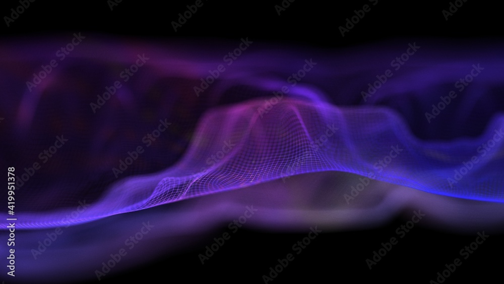 Tech background purple. Network purple technology backdrop. Big data ...