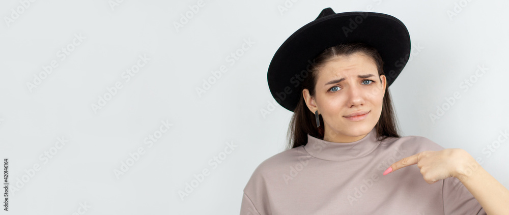 Portrait of angry unhappy annoyed young woman getting mad asking ...