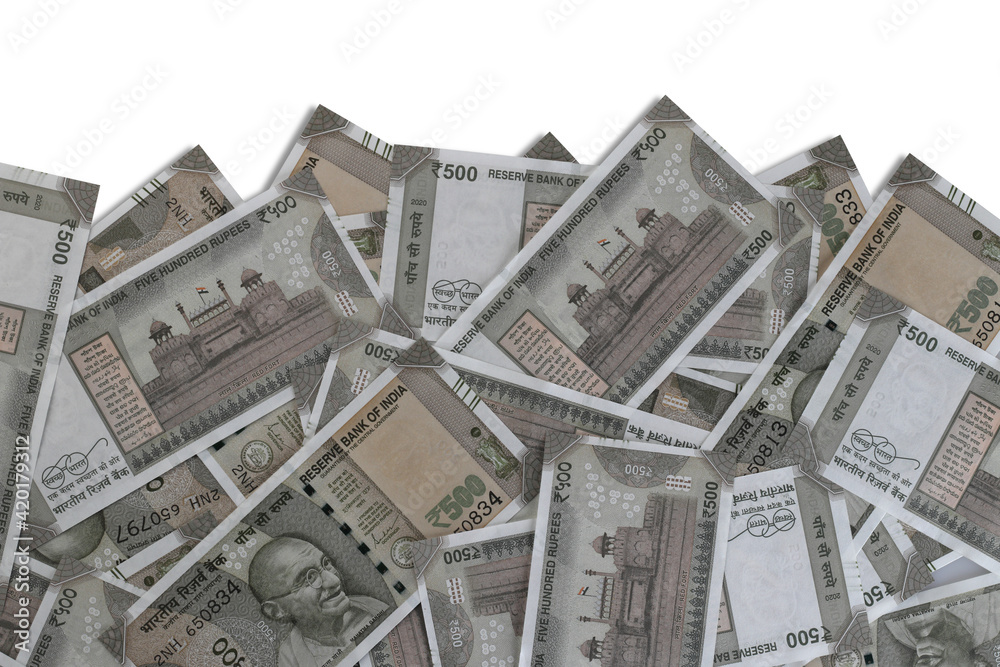New Indian currency rupees 500 Stock Photo | Adobe Stock