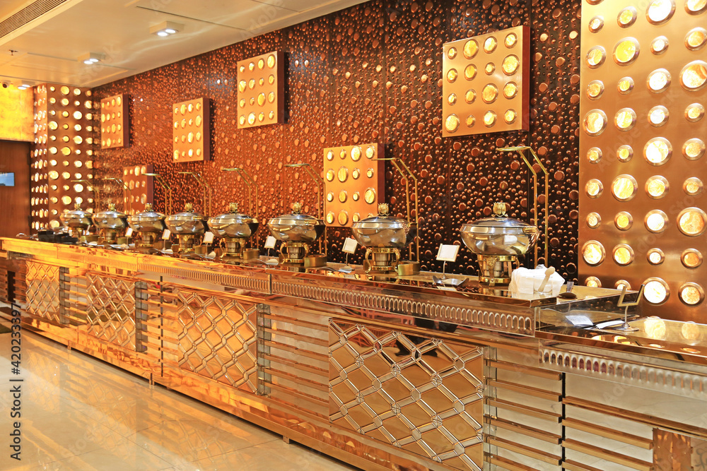 Beautiful Buffet Setup Interior | Buffet Dinner |Catering Stock Photo ...