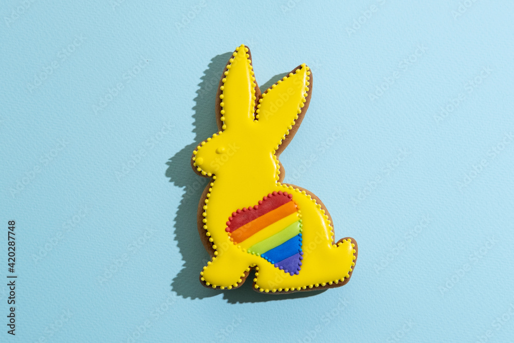 lgbtqia pride gay love symbol bakery food decor Stock Photo | Adobe Stock