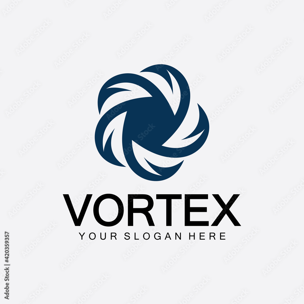 Vortex logo symbol icon illustration design vector.Tornado, vortex ...