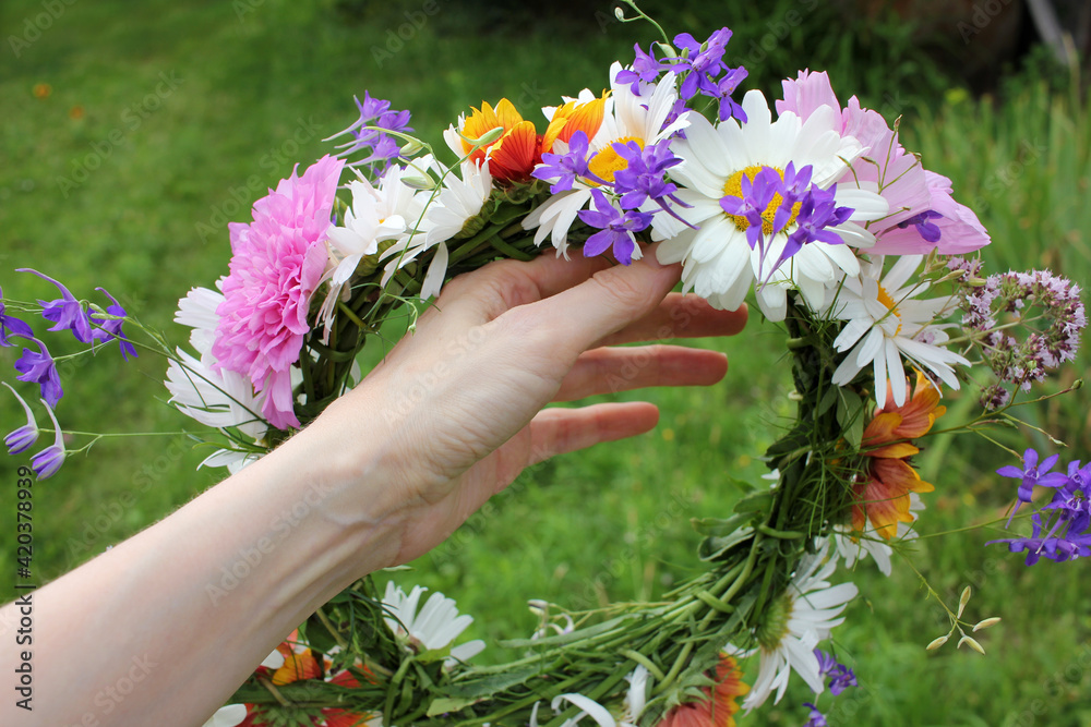 Swedish Midsummer Flower Crown