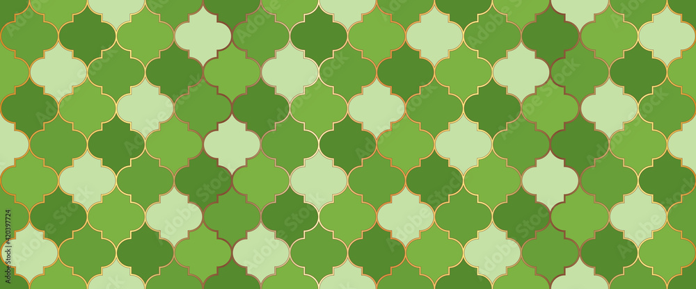 Turkish Mosque Window Motif. Moroccan Seamless Texture Moroccan ...