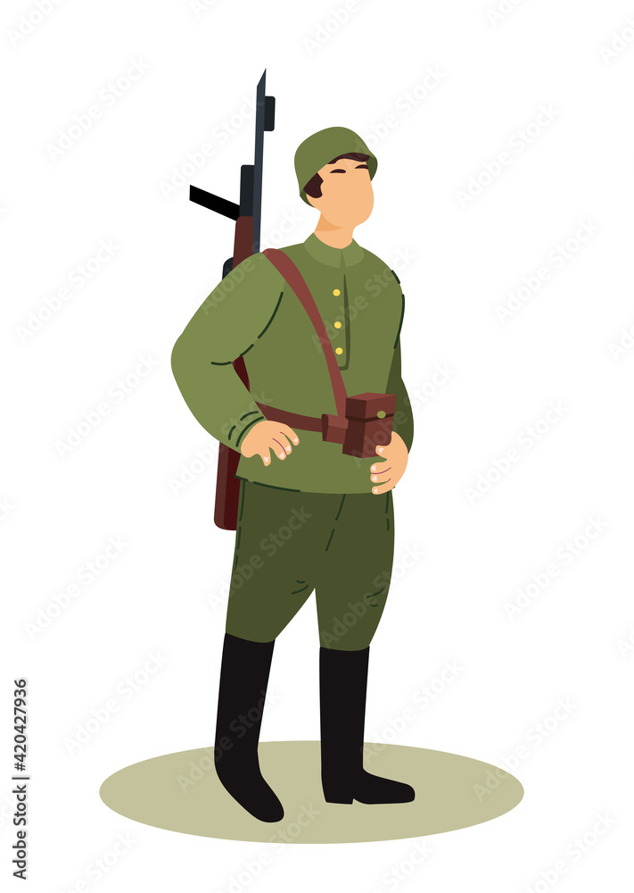 Guard Officer Soldier Military Man, Personnel Army Dressed in ...