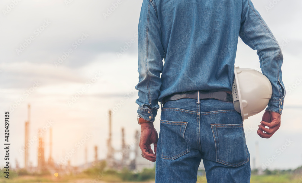 Engineer man hands holding hardhat white work helmet hard hat for Civil ...