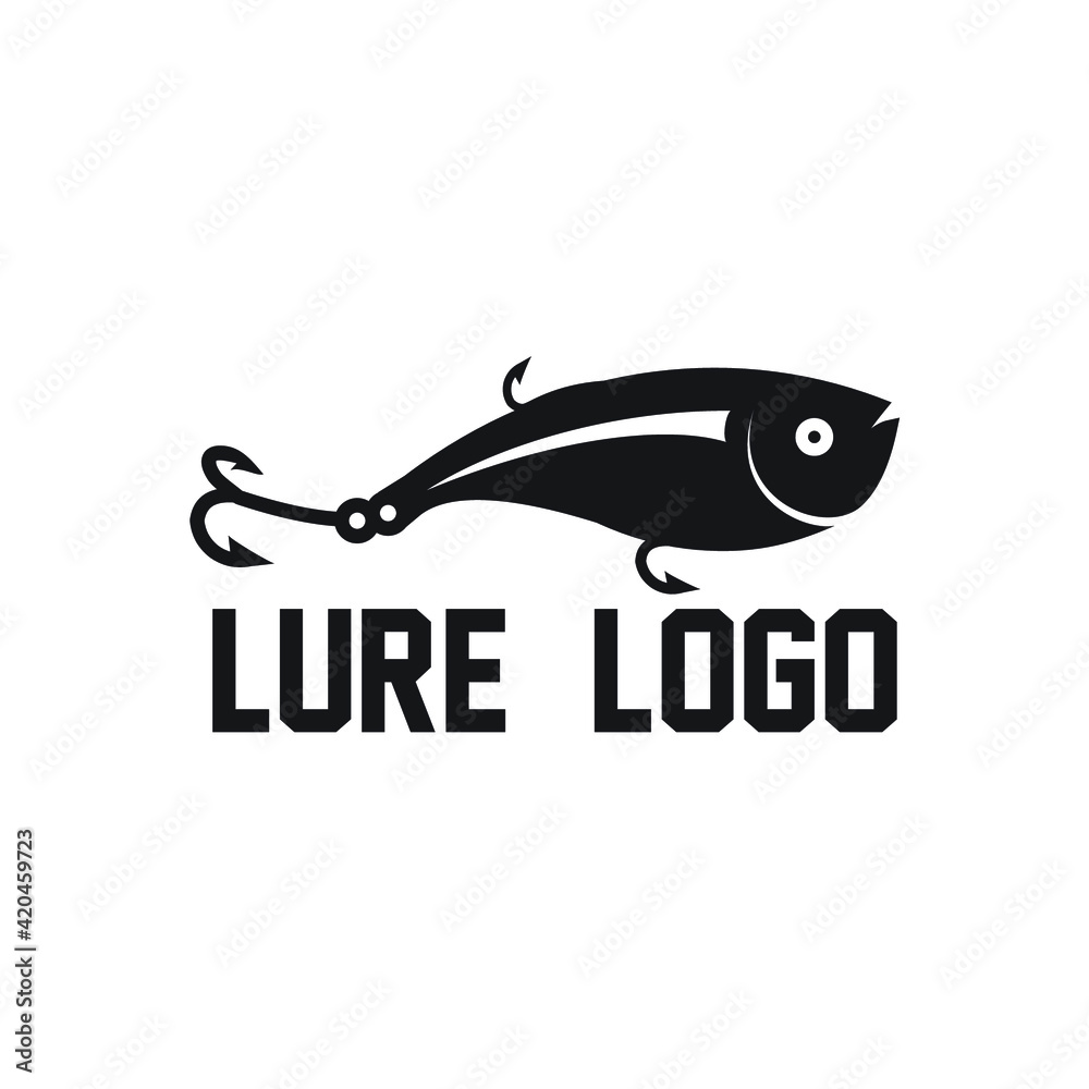 Lure Fishing logo exclusive design inspiration Stock Vector | Adobe Stock