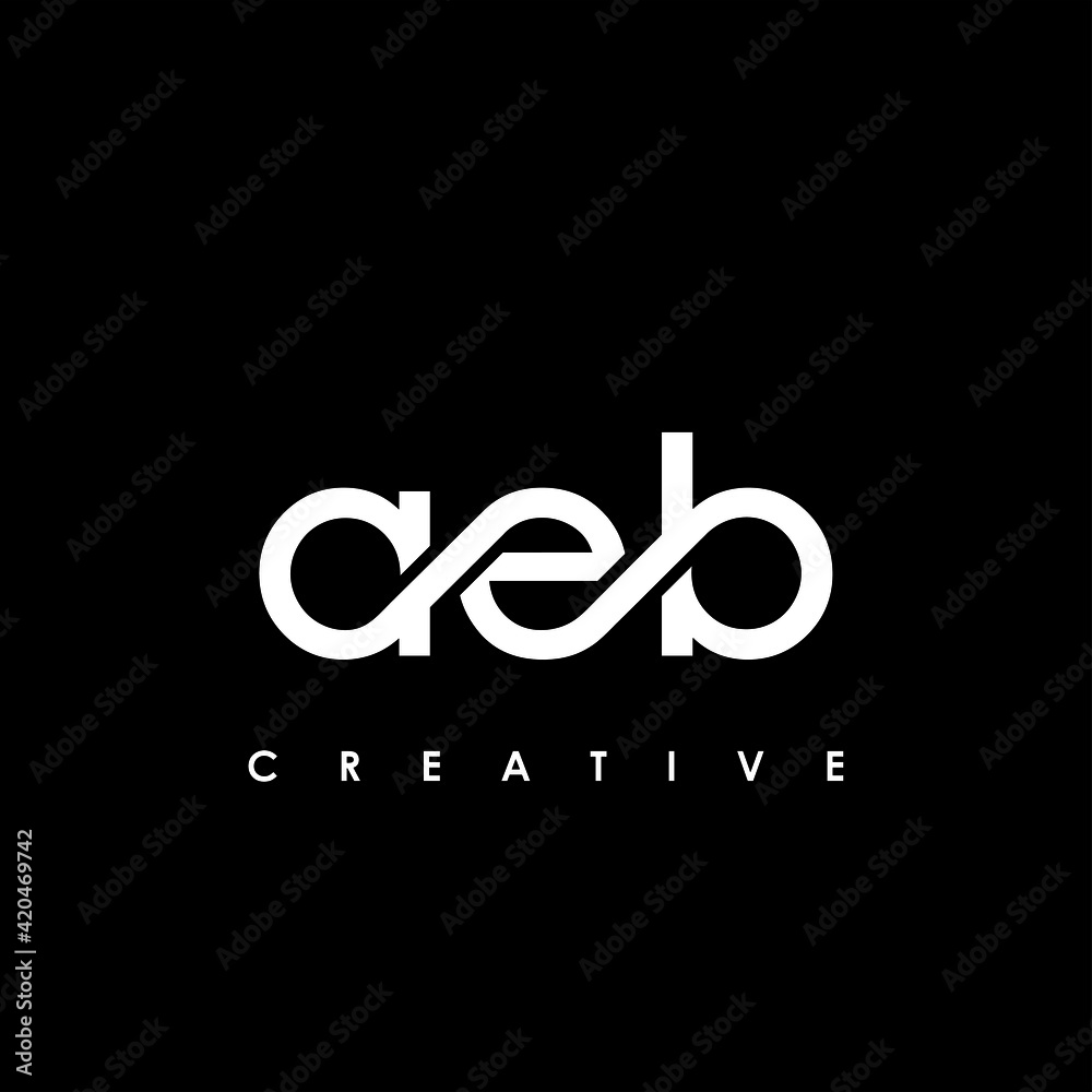 AEB Letter Initial Logo Design Template Vector Illustration Stock ...