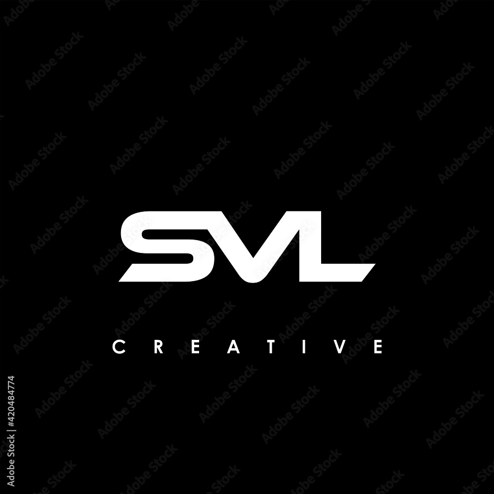 SVL Letter Initial Logo Design Template Vector Illustration Stock ...