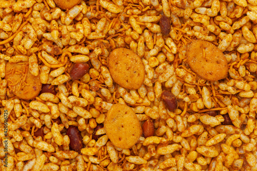 backed, background, besan sev, close-up, collection, crispy, crunchy ...